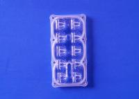 China 10 Points 135x55 Degree LED Lens Array 126x62mm Optical Grade PC ROHS for sale