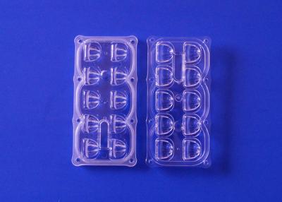 China 10 Points 135x55 Degree LED Lens Array 126x62mm Optical Grade PC ROHS for sale