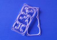China 147x72 Degree 10+2 LED Lens Array for 3030/3535/5050 LEDs 126x62mm Optical Grade PC for sale