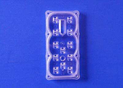 China 12 Piece 3535 SMD LED Street Light Lens Module PC 91% Transmittance 135x55 Degree for sale