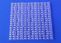 China 24 LED Street Light Lens 49.9x49.9mm with 151x81 Degree Beam Angle for 3030 SMD LEDs for sale