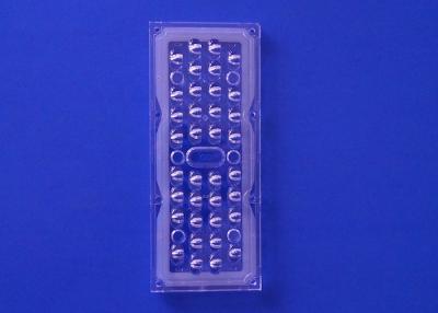 China 173mm 36 LED Street Light Lens 145x63 Degree TYPE2-S 3030 SMD PC Lens Long Lifespan for sale