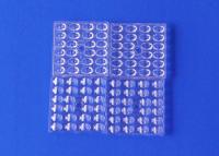 China 50x50mm 24 in 1 PC Street Light Lens Module 151x81 Degree for 3030 LED for sale