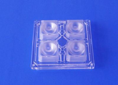 China Optical Grade PC LED Lamp Lens 90x90mm 30° Beam Angle for 5050/5730 SMD High Bay Lighting for sale