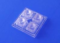 China Optical Grade PC LED Lamp Lens 90x90mm 30° Beam Angle for 5050/5730 SMD High Bay Lighting for sale