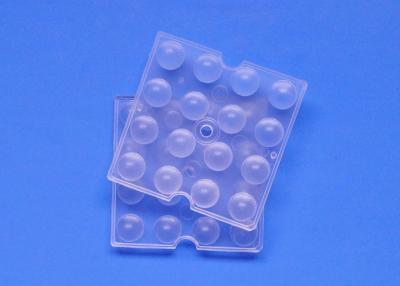 China 30 Degree Narrow Angle PC 5050 Lens for 16 LED 3030 SMD High Bay Lights - 49.9x49.9x7.5mm for sale
