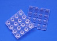 China 30 Degree Narrow Angle PC 5050 Lens for 16 LED 3030 SMD High Bay Lights - 49.9x49.9x7.5mm for sale