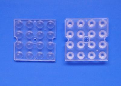 China 16 Pieces LED 3030 SMD High Bay Light Lens 30 Degree 49.9x49.9mm PC for sale