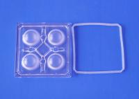 China 90x90mm LED High Bay Lens 4 LED 5050 SMD 10W 60 Degree Beam Angle PC Material for sale