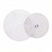 China 100W 3030 LED PCB Module with 92% Transmittance PC Lens for Industrial High Bay Lighting for sale