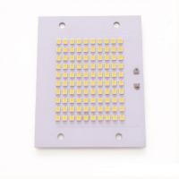 China 50W 2835SMD LED PCB Board Module 10S10P Flood Light 6500K 65.4×85.4mm Aluminum Substrate for sale