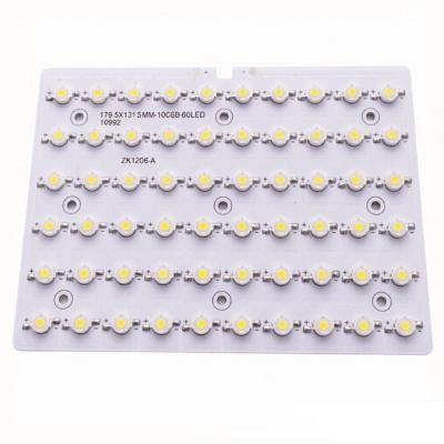 China 60W Bridgelux LED Street Light Module 10S6P PCB Board Integrated Lens for Roadway Lighting for sale