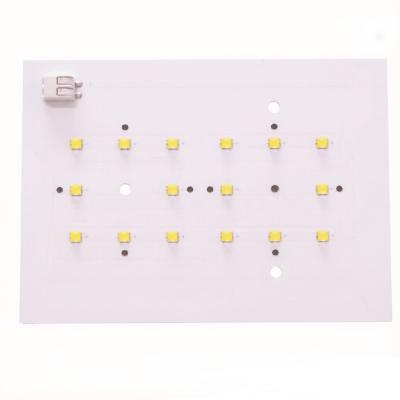 China Aluminum PCB LED Module 128x95mm with 16 CR3535 LEDs 150-160LM/W for Solar Street Lights for sale