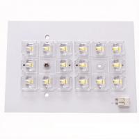 China Aluminum PCB LED Module 128x95mm with 16 CR3535 LEDs 150-160LM/W for Solar Street Lights for sale