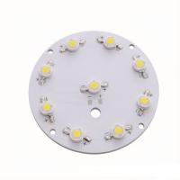 China 80mm Bridgelux LED PCB Module Custom Aluminum Board 350mA Constant Current 120lm W for sale