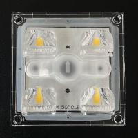 China Waterproof 5050 LED Street Light Module 150x75 Degree PC Lens Type II Roadway Lighting for sale