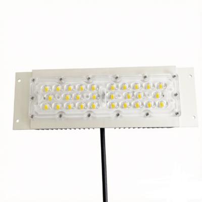 China 28PCS 7070 LED Street Light Module 48V 158x103 Degree Optical Lens High Power Road Lighting for sale