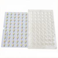 China Waterproof 60W LED Lens Array with PCB 200x150mm for Flood Light High Bay Industrial Lighting for sale
