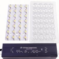 China 28W Street Light LED PCB Module with 152.8x95.9mm Lens and 90x120° Beam Angle for Road Lamp Retrofit for sale