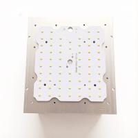 China 90 Degree Square 3030 LED Lens Module 64 LED Optical PC Lens Aluminum PCB 130x130mm for sale