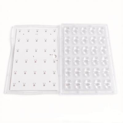 China 30W LED Street Light Optical Lens Module 90x126 Degree PC Lens with Aluminum PCB for sale