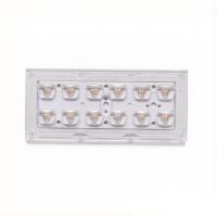 China 12W-48W SMD3535 LED PCB Board 143x70 Degree Beam Angle Lens for Street Lighting for sale