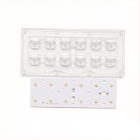 China 12W-48W SMD3535 LED PCB Board 143x70 Degree Beam Angle Lens for Street Lighting for sale
