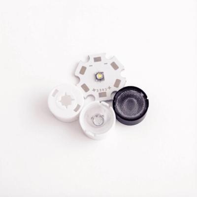China SMD3535 PMMA LED Lens 15 Degree Narrow Beam for Spotlights Downlights Optical Lens 11.8x6.7mm for sale