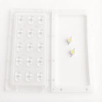 China 15W LED Street Light Module PC Optical Lens Replacement for 50W HPS Lamp 135x70x8.3mm for sale