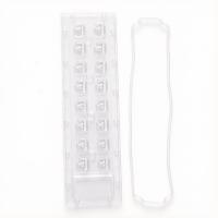China 252x70mm IP65 Waterproof 3535 LED Array Lens for 16 LED Board 16W 24W 36W for sale