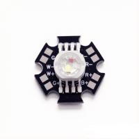 China 4X3W Epistar LED Chip High Power RGBW Diode with Black Star PCB - 700mA Current, 5000K White Light for sale