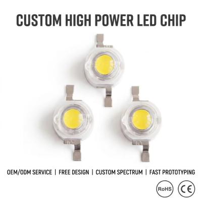 China 3.5-4.5V 240LM High Power LED 3W with Bridgelux Chip 14.8×7.9mm for Industrial Lighting for sale