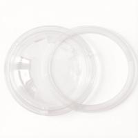 China 168mm LED Lens Cover with Gasket 120° Beam Angle 91% Transmittance PC for High Bay Industrial Lighting for sale