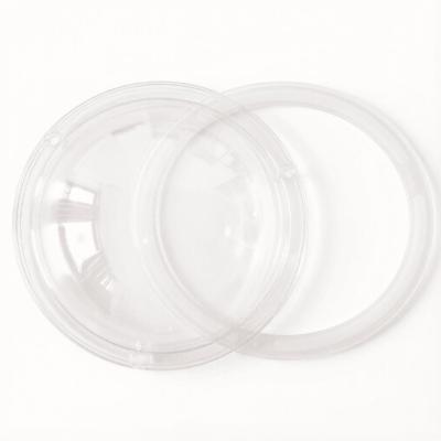 China 168mm LED Lens Cover with Gasket 120° Beam Angle 91% Transmittance PC for High Bay Industrial Lighting for sale