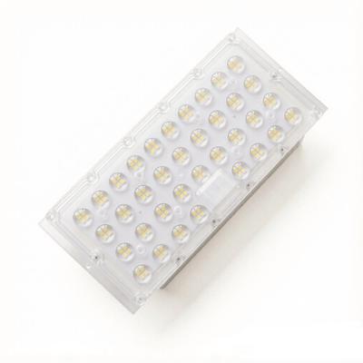 China ODM 144 Point 90 Degree Optical Grade PC LED Lens with Aluminum PCB 253x120mm for sale