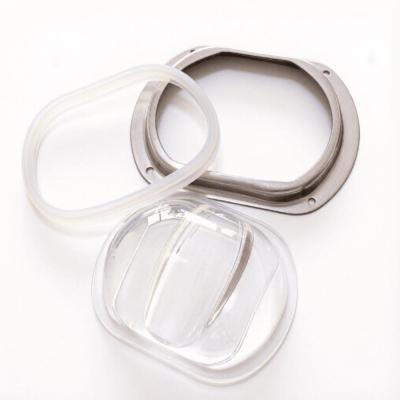 China Borosilicate Glass LED Street Light Lens 107x86.8mm 100W for Bridgelux Vero 29 for sale