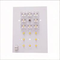 China 16 LED Customized PCB Board with XTE/XPG3 LEDs and 8-in-1 Lens 147x72° for Street Lighting 128x95mm for sale