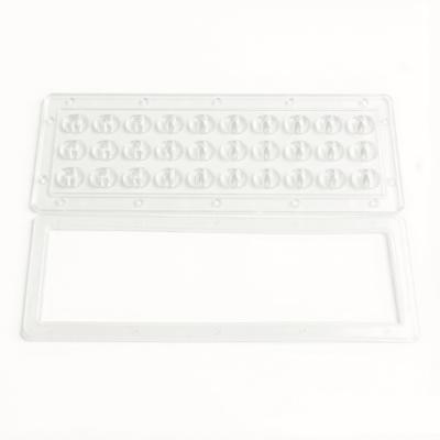 China PC Optical Lens LED Street Light Components 270x60x6.7mm ROHS for sale