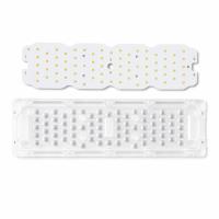 China 90 Degree 72W Solar Street Lighting Module LED Optics Lens 250x74mm PC for sale
