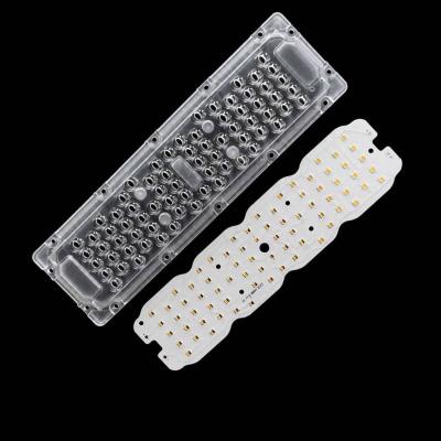 China 72pcs SMD 3030 LED Street Light Module 60W High Lumen 80x150 Degree Beam Angle for sale