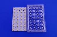 China 28W LED Lens Array PCB Solder Bridgelux Street Lamp 90x120 Degree 152.8x95.9mm for sale