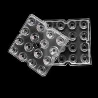 China 50x50mm 16 Point High Bay LED Lens 20 Degree Beam Angle 91% Transmittance PC for sale