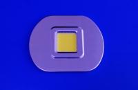 China Borosilicate Glass LED Optical Lens 106.6x87mm 60x140 Degree for Street Park Lighting for sale