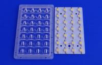 China 28W LED Street Light Lens PMMA Optical 70x140 Degree for Highway Lamp Retrofit for sale