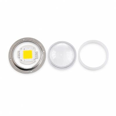 China 78mm 120 Degree Borosilicate Glass Lens for CXB3590 CRI80 36V LED 30W 50W 100W for sale