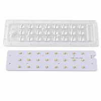 China 24W XTE 3535 LED Array with 250×74mm PC Lens and 45×143° Beam Angle for Street Lighting Retrofit for sale