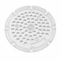 China Custom 120 Degree 64 LED 3030 SMD Optical Lens with 93% Transmittance for LED Street Light OEM ODM for sale