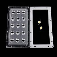 China Custom LED Street Light 70×140 Degree PC Optical Lens 91% Transmittance for Street Highway and Road Light for sale