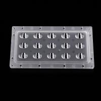 China Custom LED Street Light 70×140 Degree PC Optical Lens 91% Transmittance for Street Highway and Road Light for sale