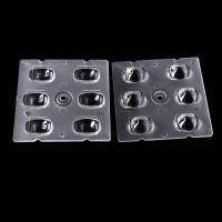China Custom 5050 SMD LED Lens Array TYPE III 91% Transmittance Optical PC Lens for Street Lights for sale